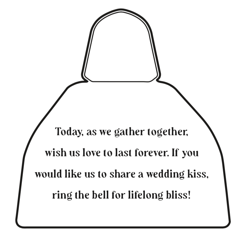 Wedding Bells - Plain & Printed – Cowbells.com